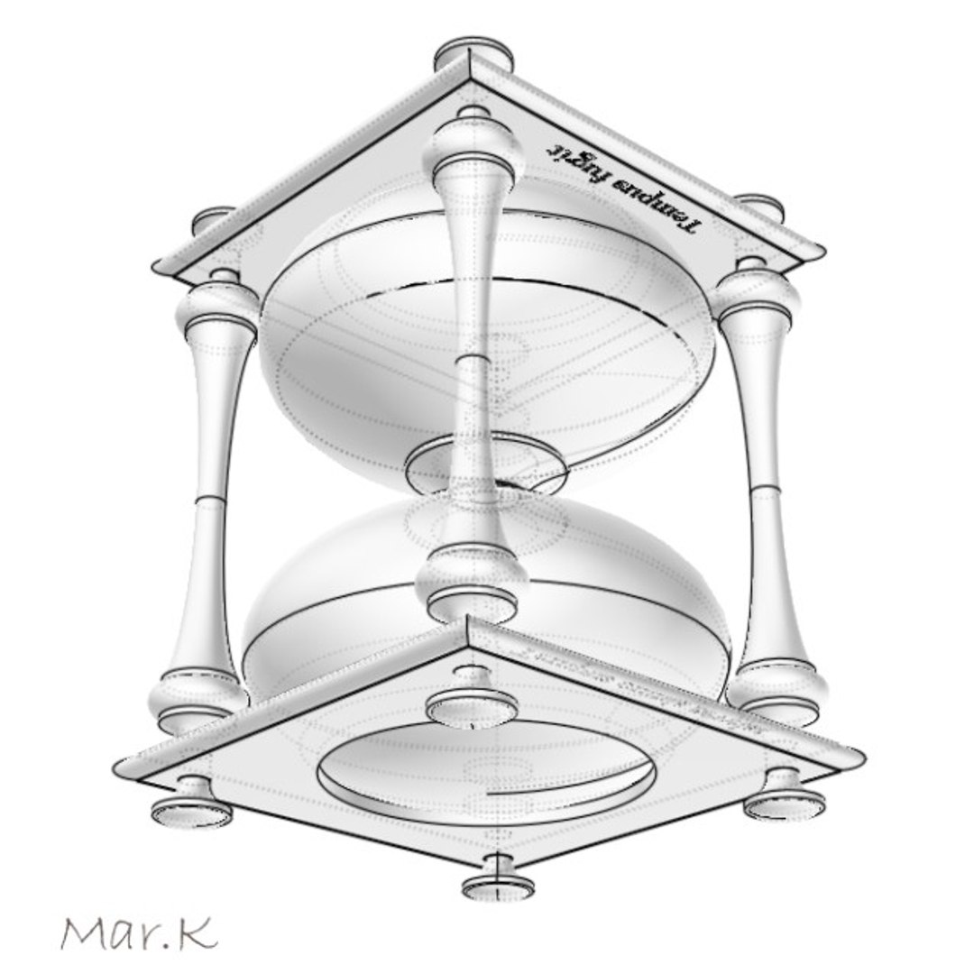 3d Model Classic Hourglass