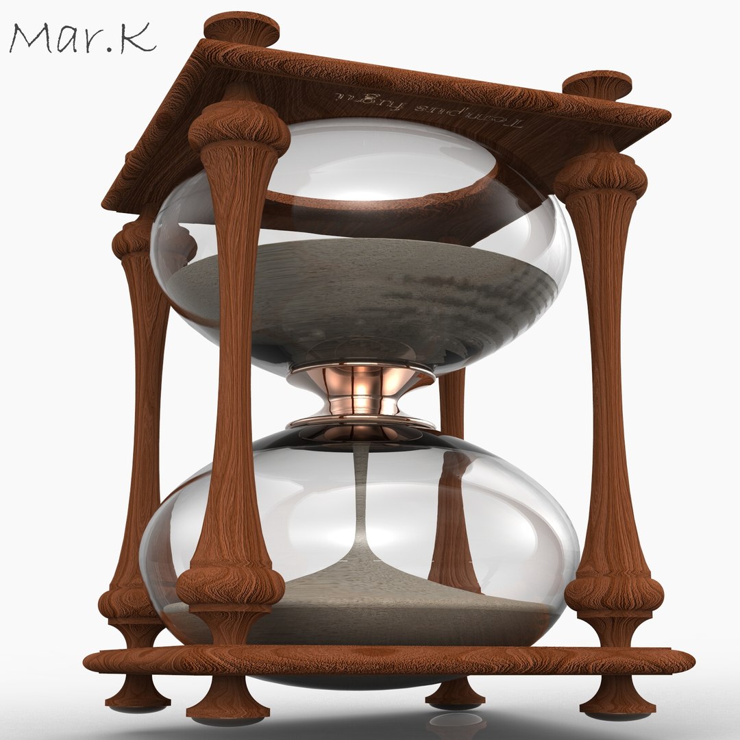 3d Model Classic Hourglass