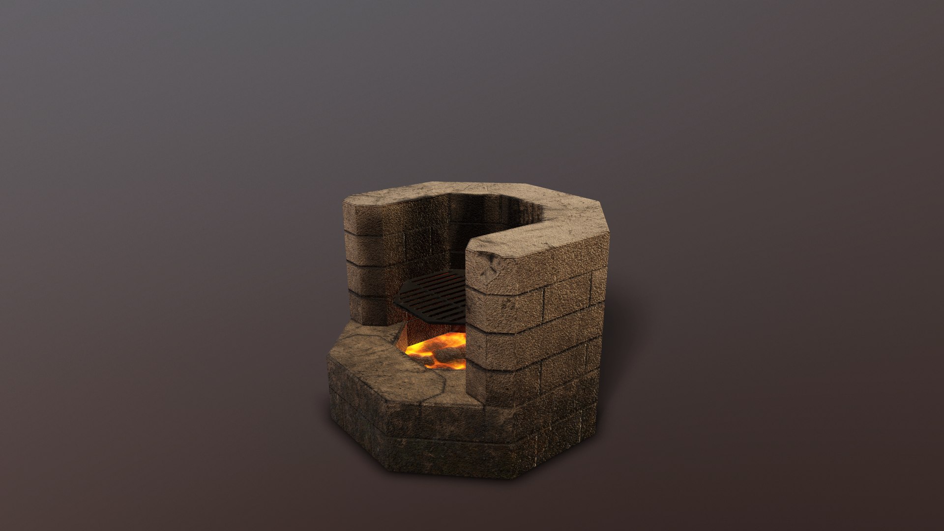 Outdoor Braizer Oven BBQ Low Poly 3D Model - TurboSquid 2006080