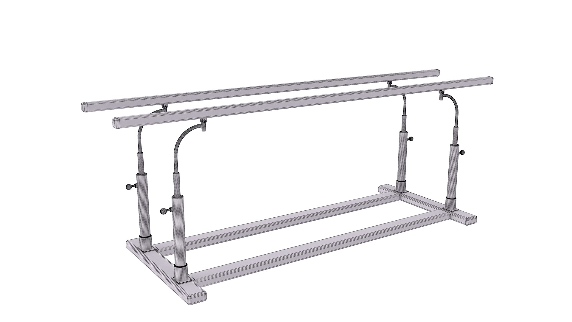 3D Parallel Bars Model - TurboSquid 1889088