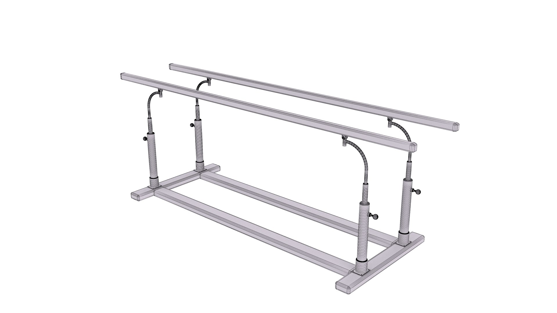 3D Parallel Bars Model - TurboSquid 1889088