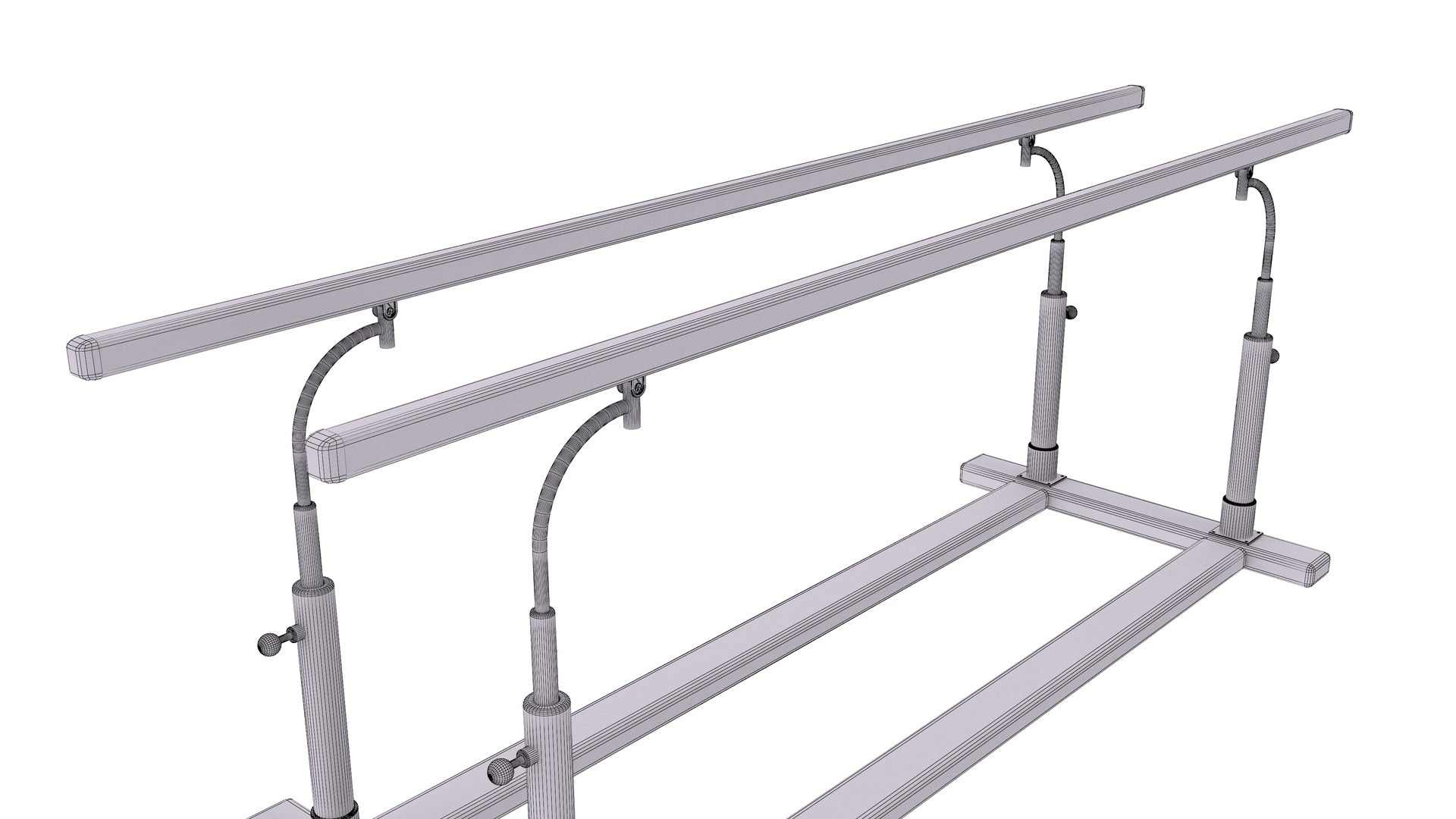 3D Parallel Bars Model - TurboSquid 1889088