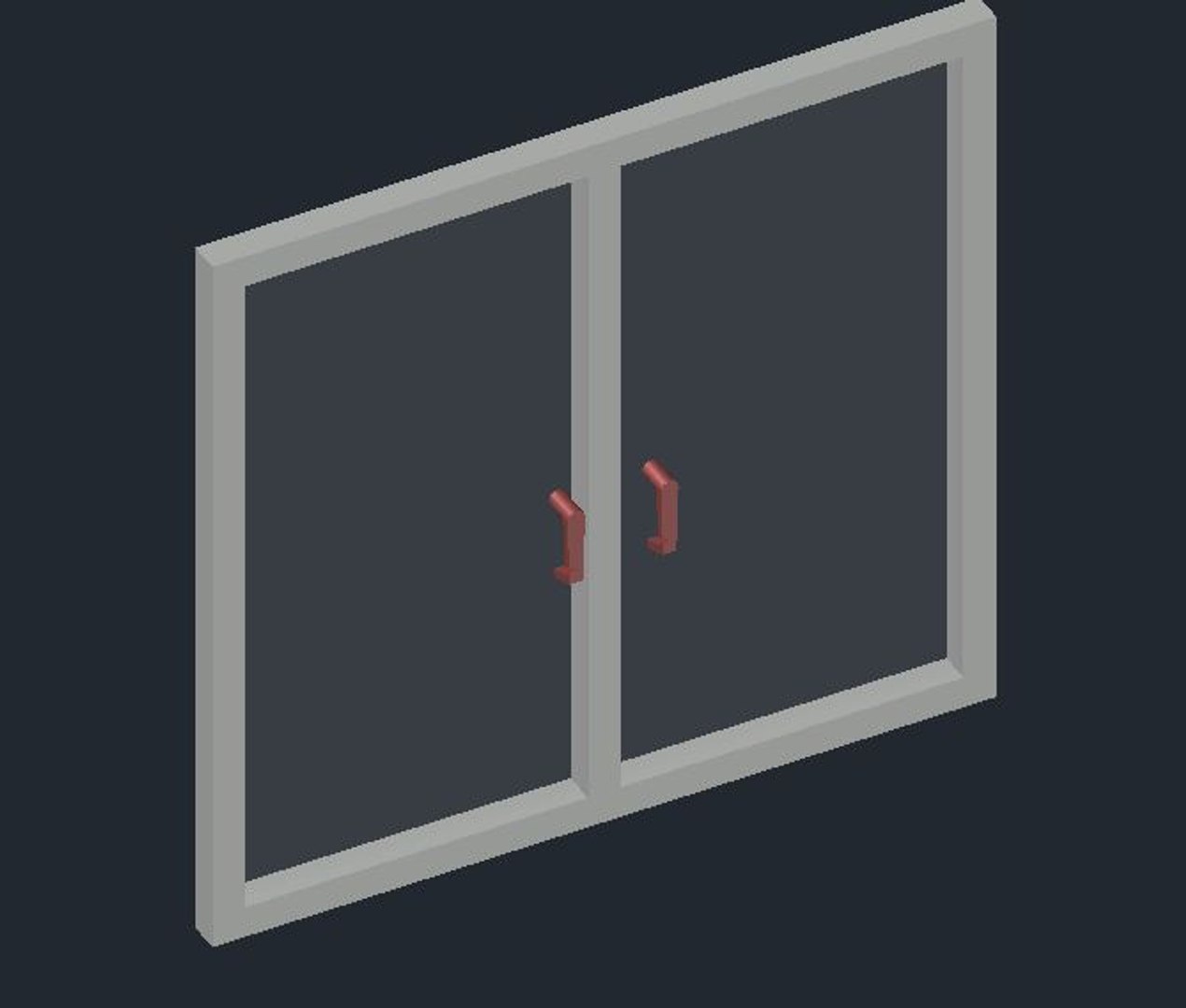 Simple Window 3D Model - TurboSquid 1571503