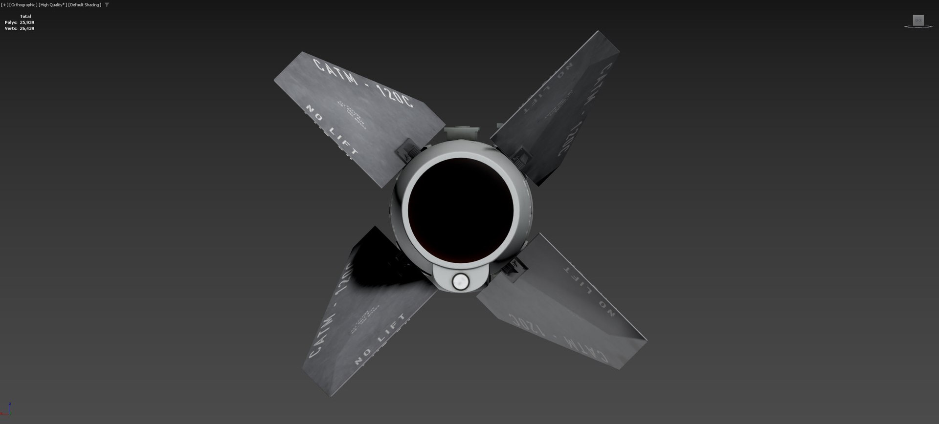 AIM-120C AMRAAM Model - TurboSquid 2294127