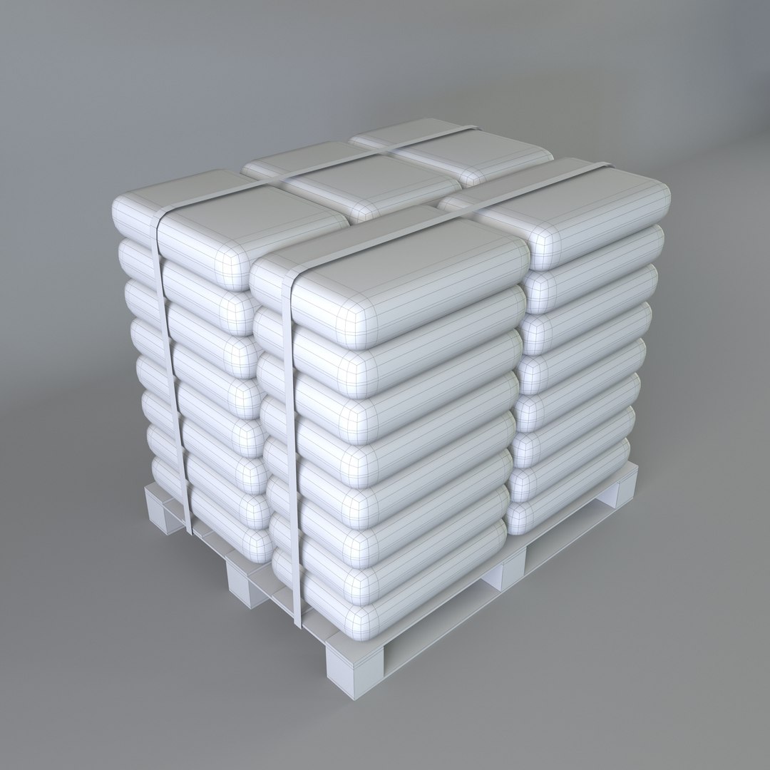 Cement Pallet 3D - TurboSquid 1930675