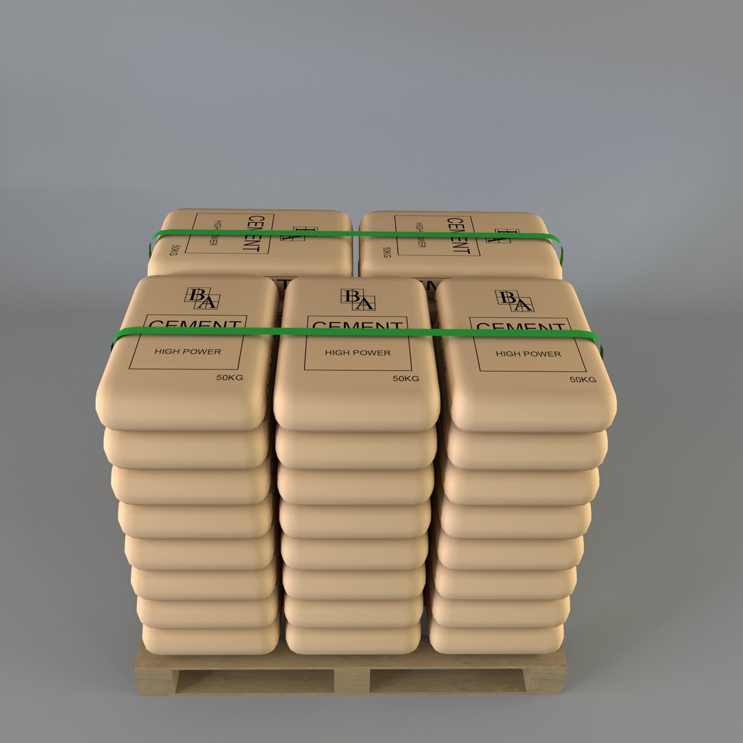 Cement Pallet 3D - TurboSquid 1930675