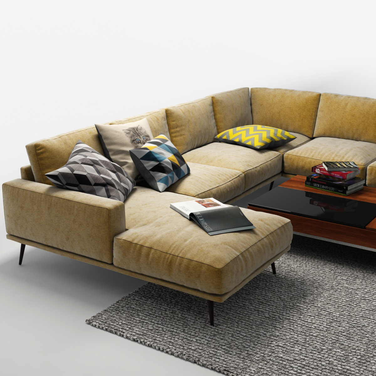 boconcept sofa 3d obj