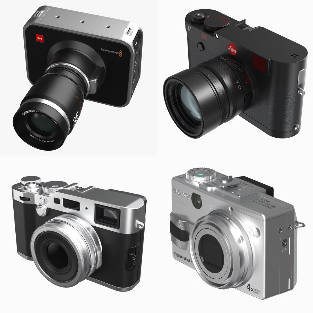 3D Camera Collection 4 In 1 - TurboSquid 2060193