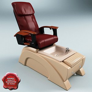 Download Free & Premium Pedicure Chair 3D Models | TurboSquid