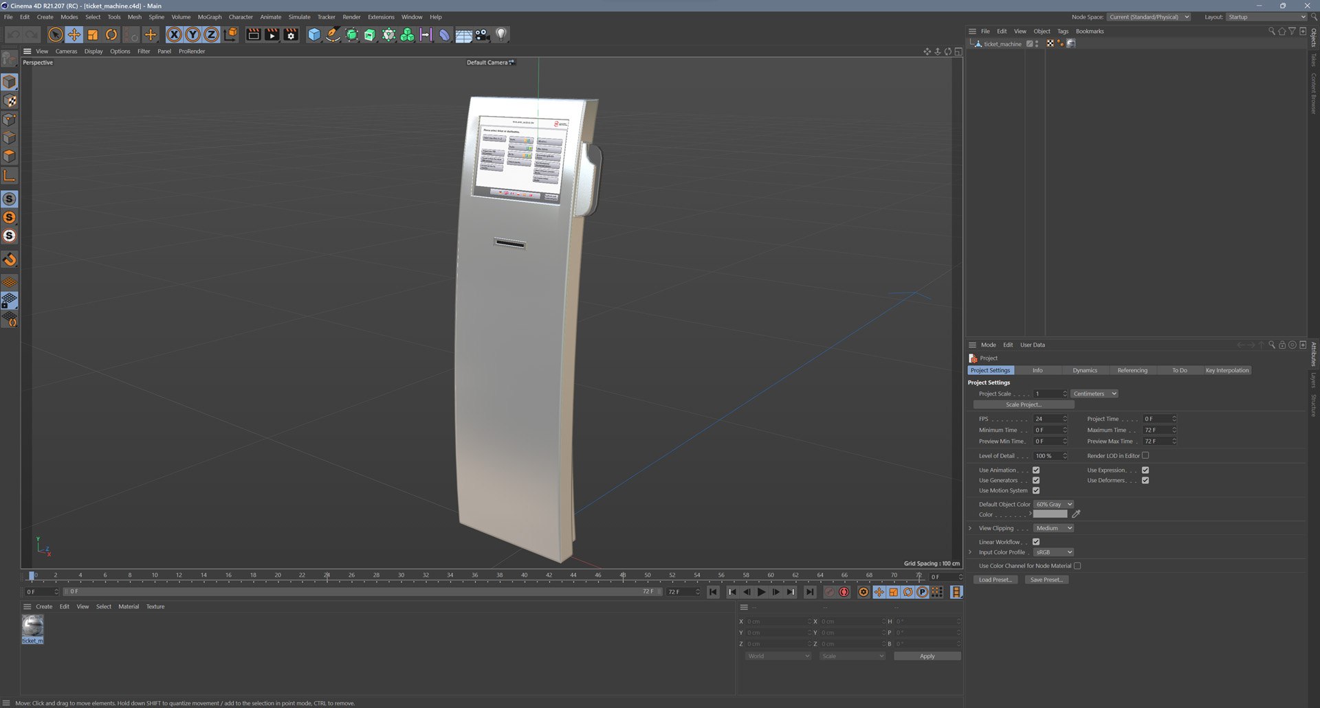 Ticket Machine 3D - TurboSquid 2183594