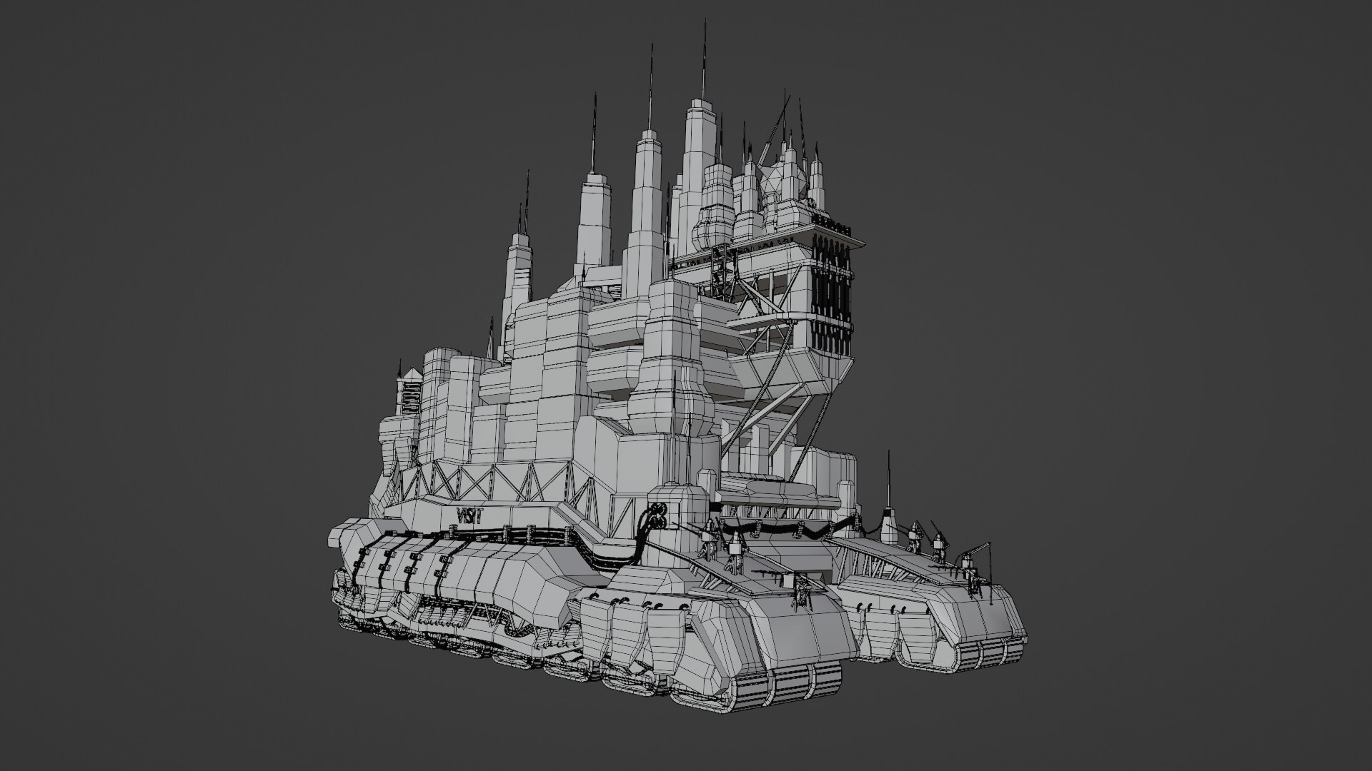 3D Predatory City - TurboSquid 2138548