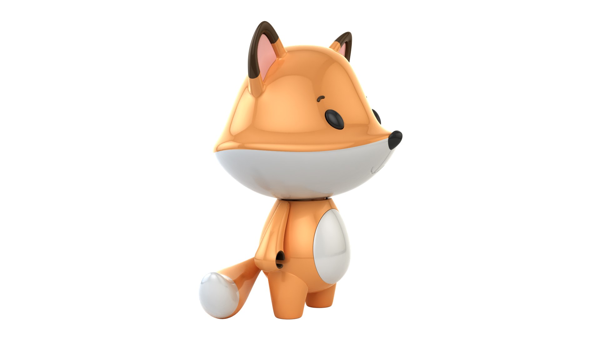 3D Model Fox Toy - TurboSquid 1593543