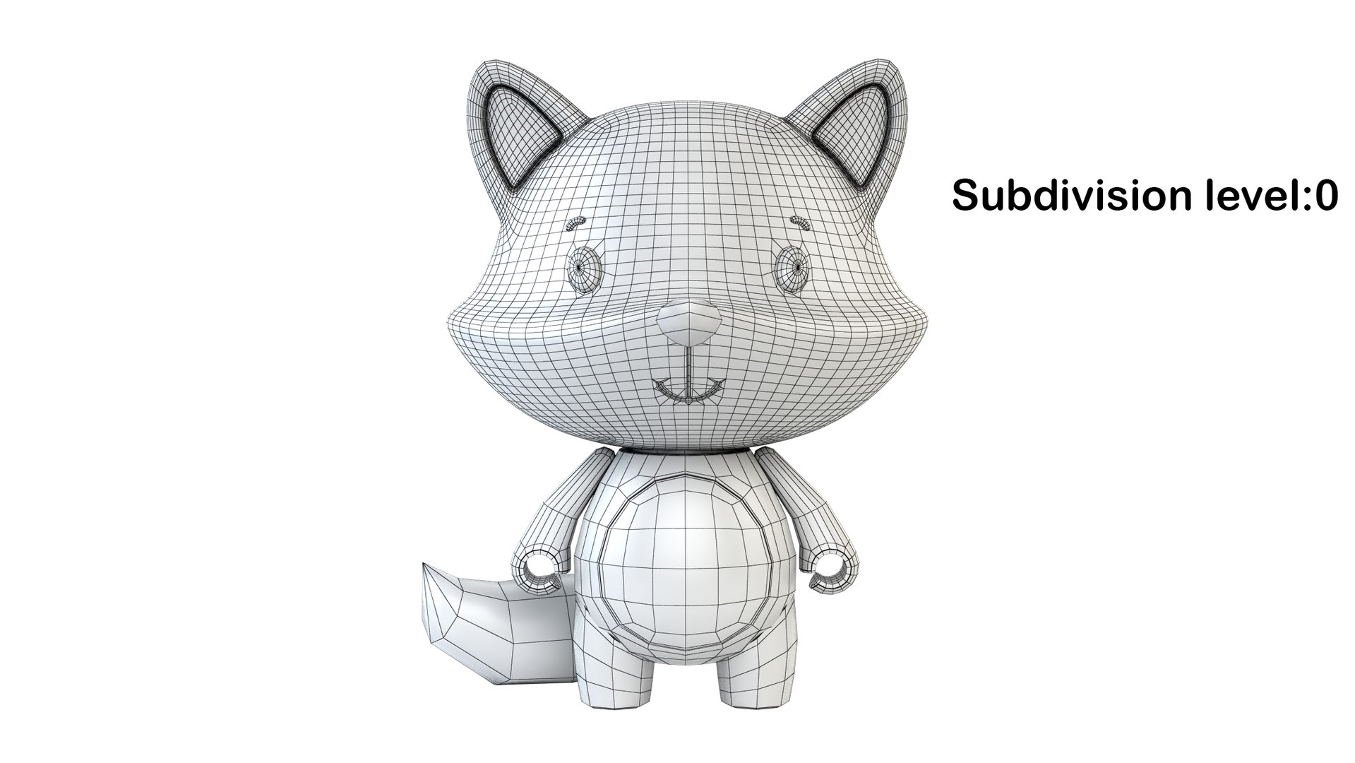 3D Model Fox Toy - TurboSquid 1593543