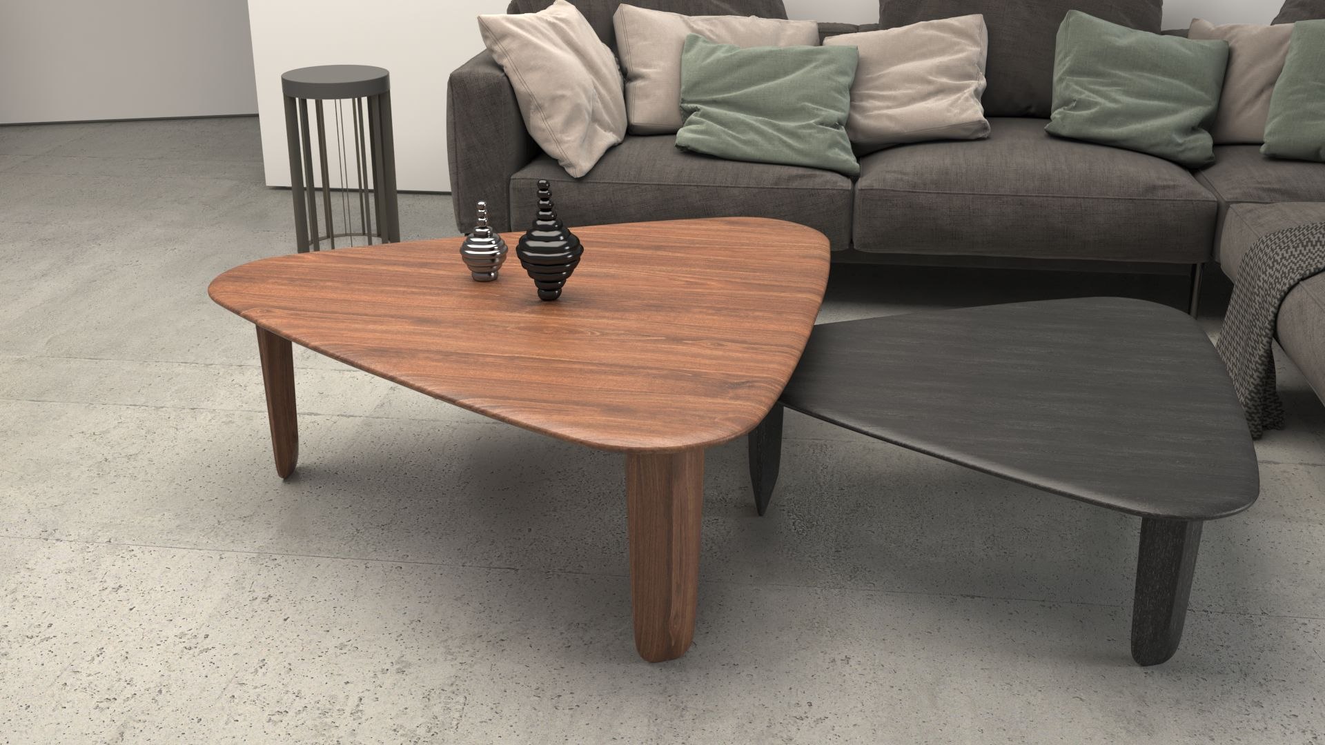 ZEITRAUM KUYU COFFEE TABLES Triangle Shape Model 3D - TurboSquid 1811844