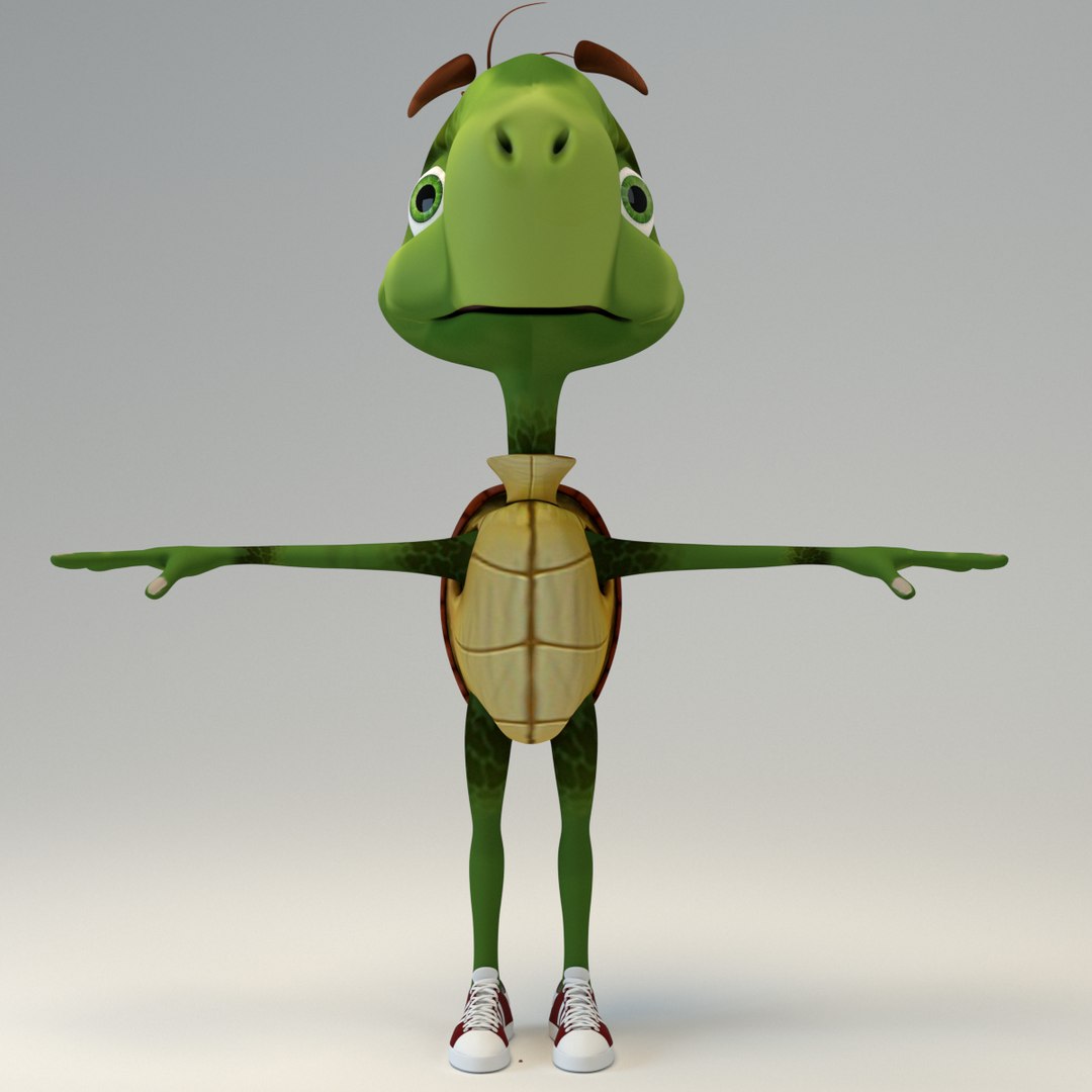 3D Character Turtle - TurboSquid 1189538