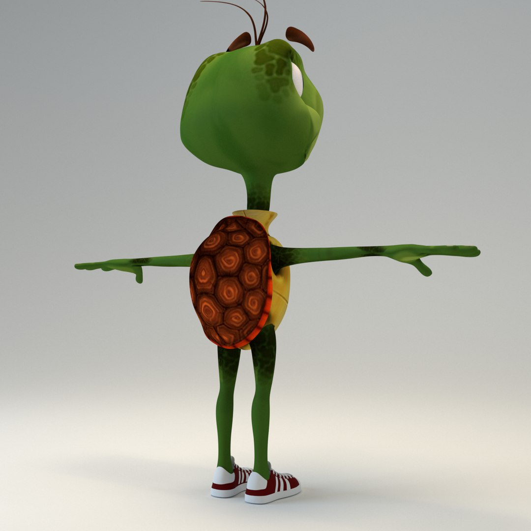 3D Character Turtle - TurboSquid 1189538