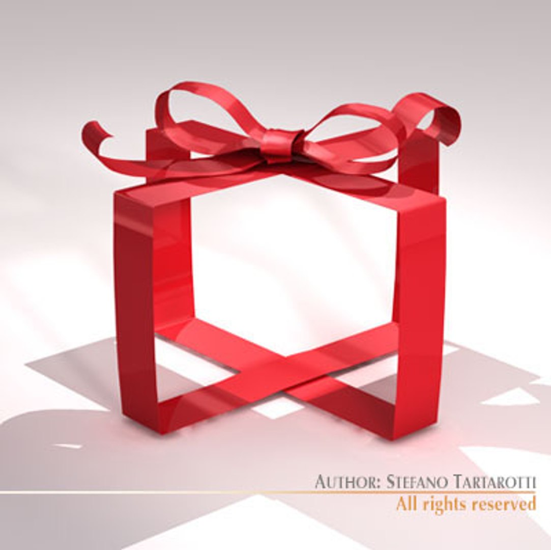 3dsmax gift ribbon