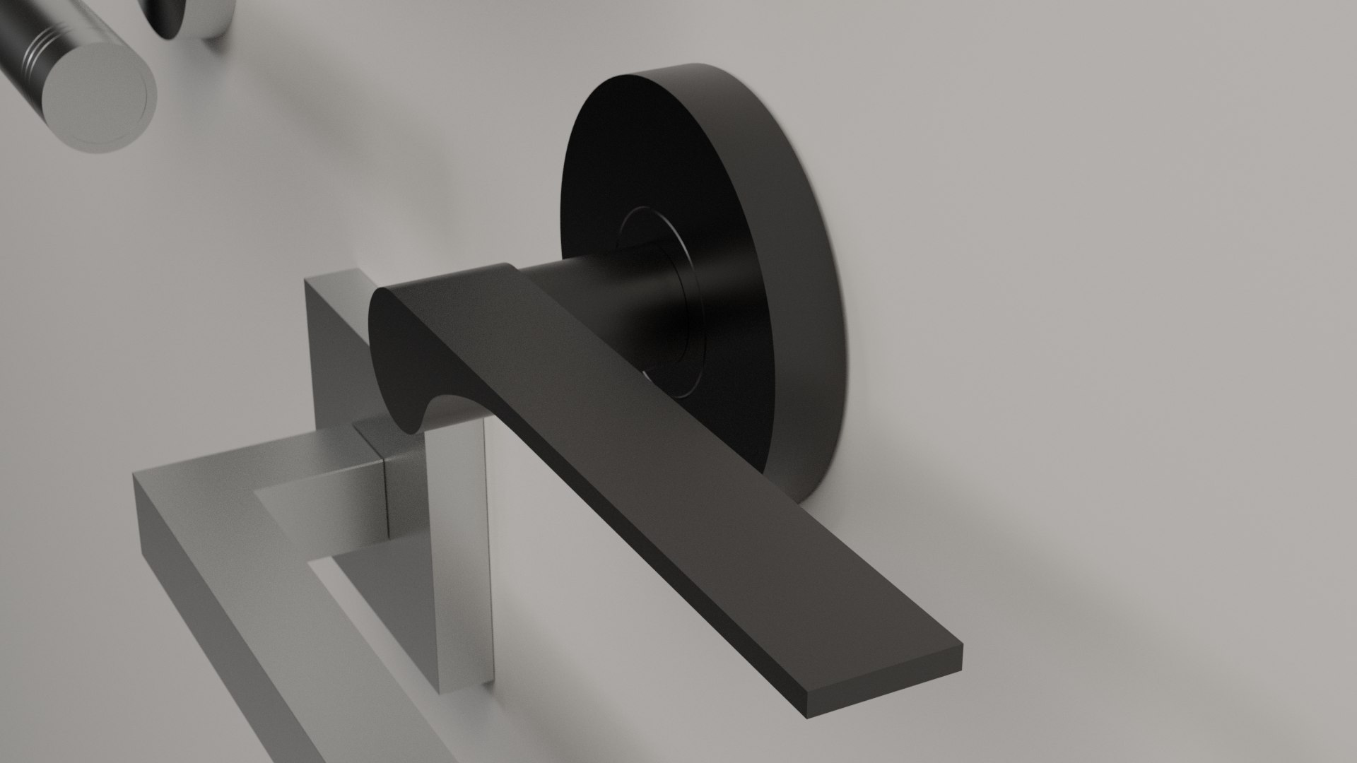 3D Door Handle Modern Model - TurboSquid 1679728