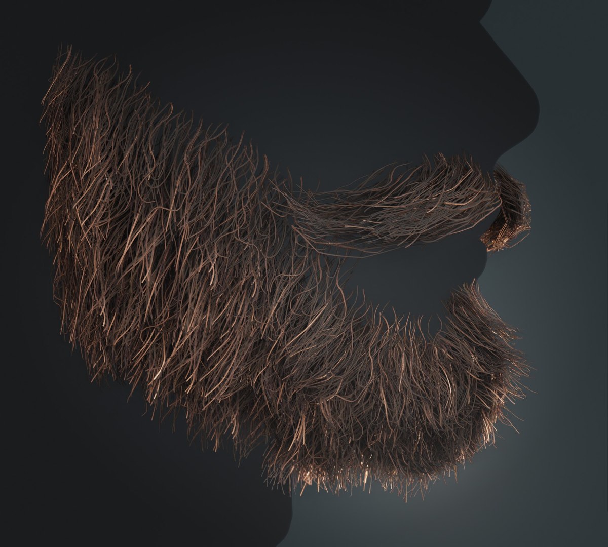 3D Beard RealTime 14 Version 1 - TurboSquid 1892376