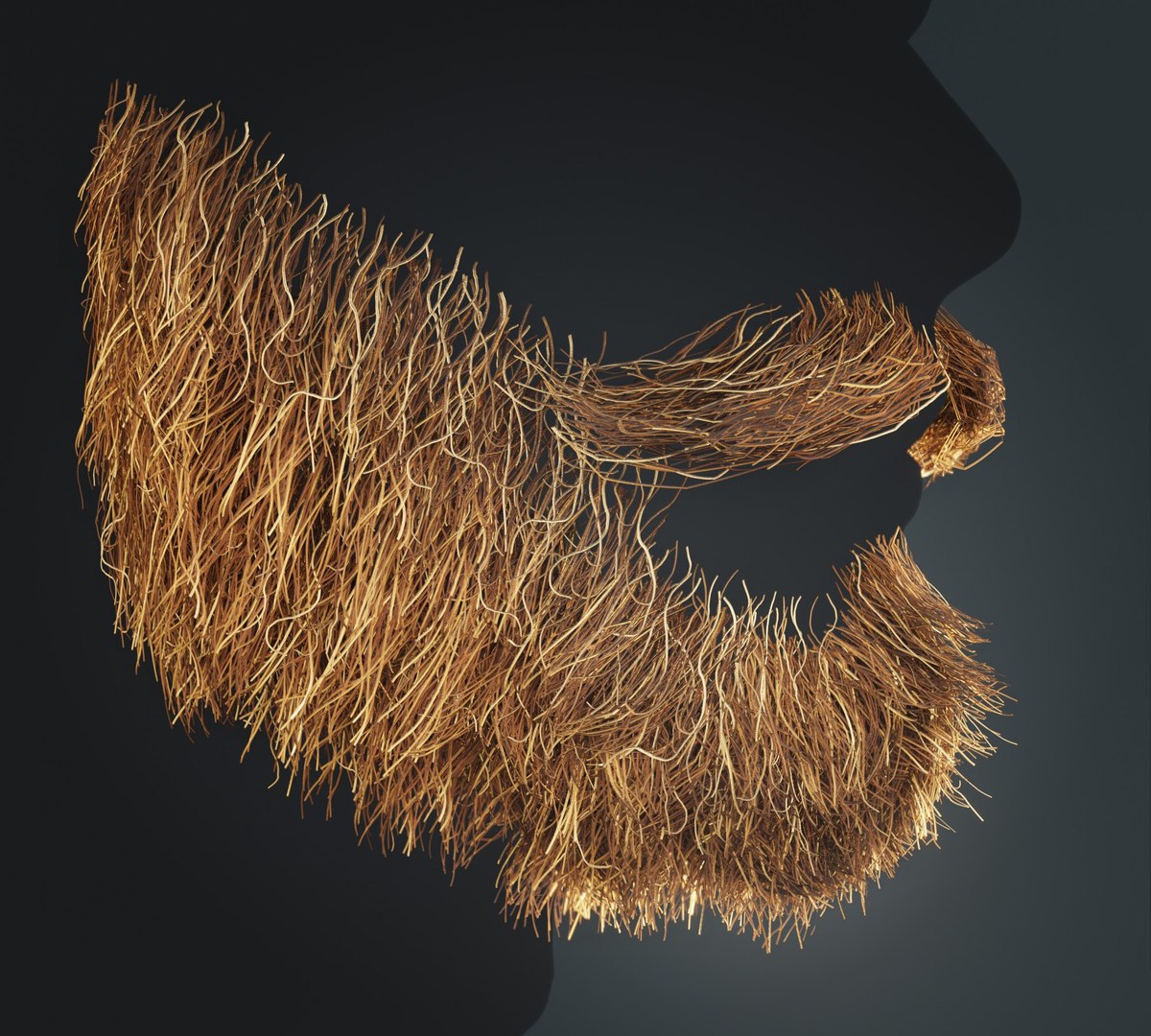 3D Beard RealTime 14 Version 1 - TurboSquid 1892376