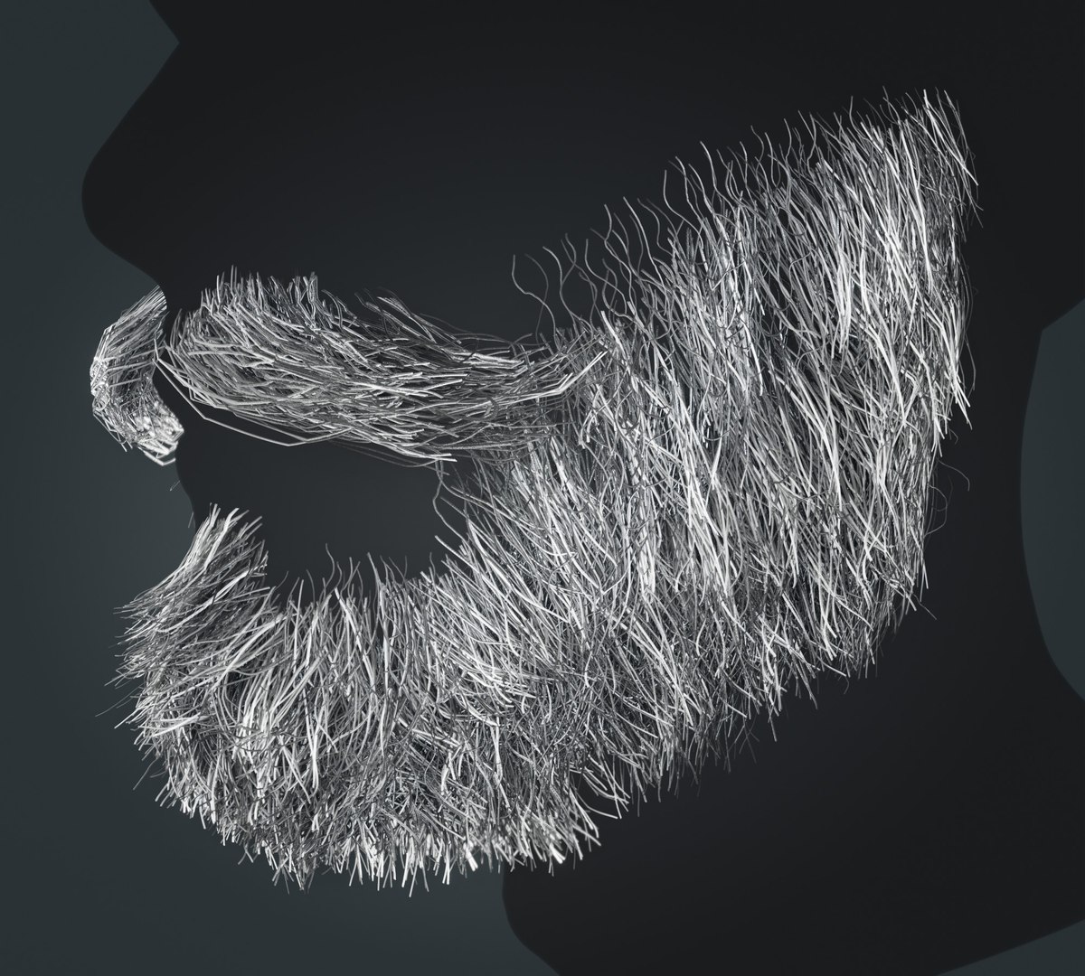3D Beard RealTime 14 Version 1 - TurboSquid 1892376
