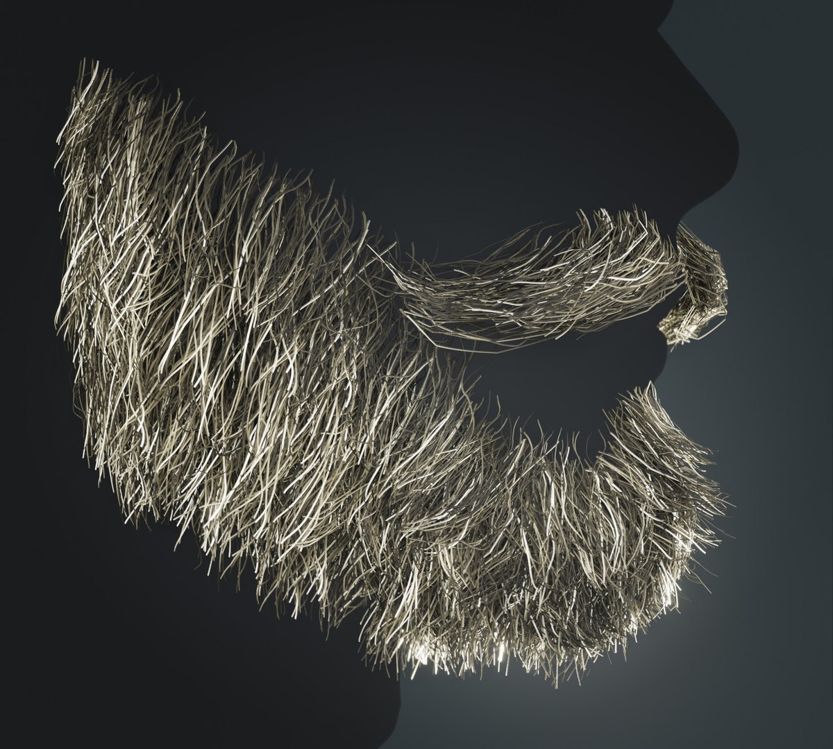 3D Beard RealTime 14 Version 1 - TurboSquid 1892376