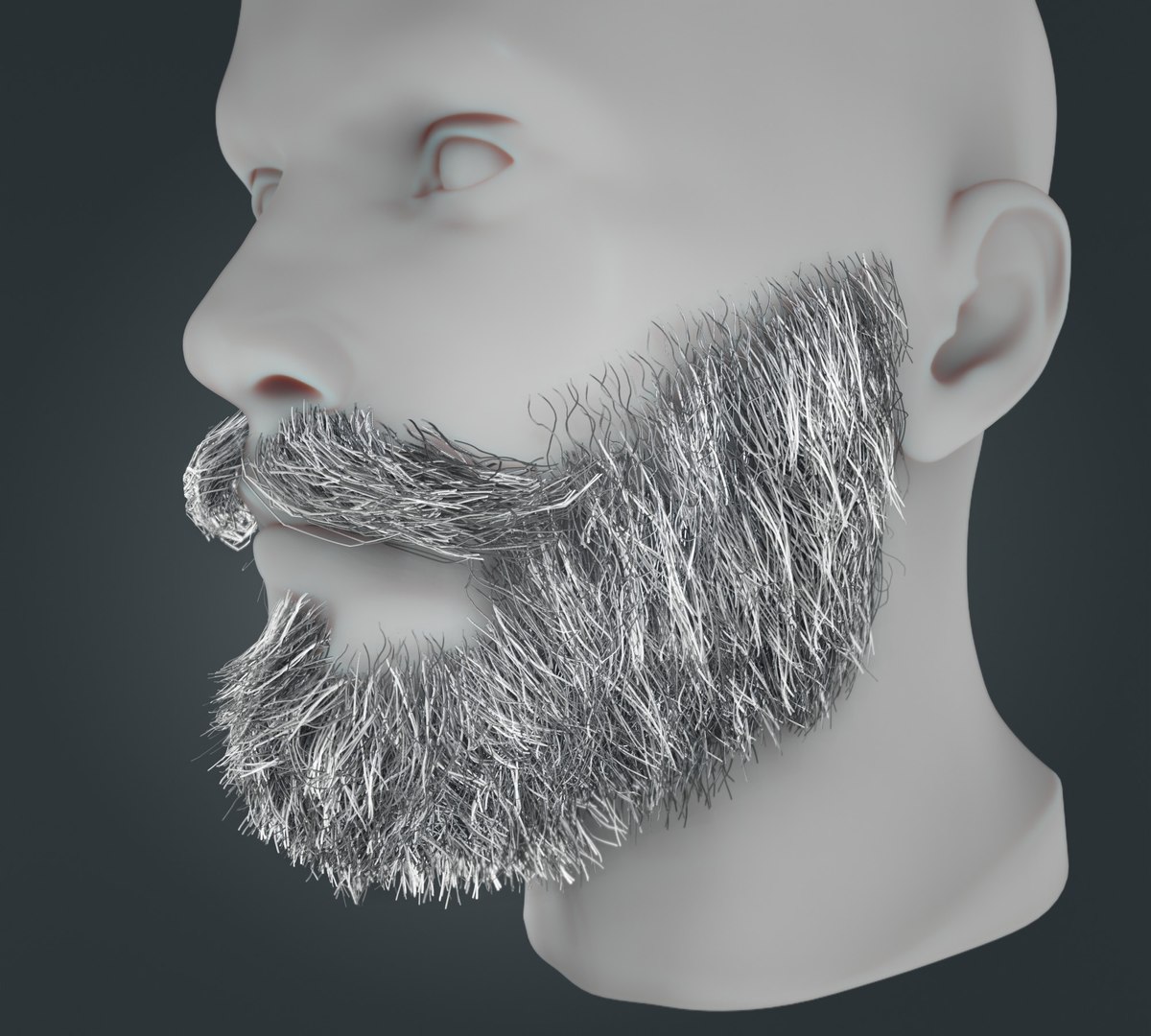 3D Beard RealTime 14 Version 1 - TurboSquid 1892376