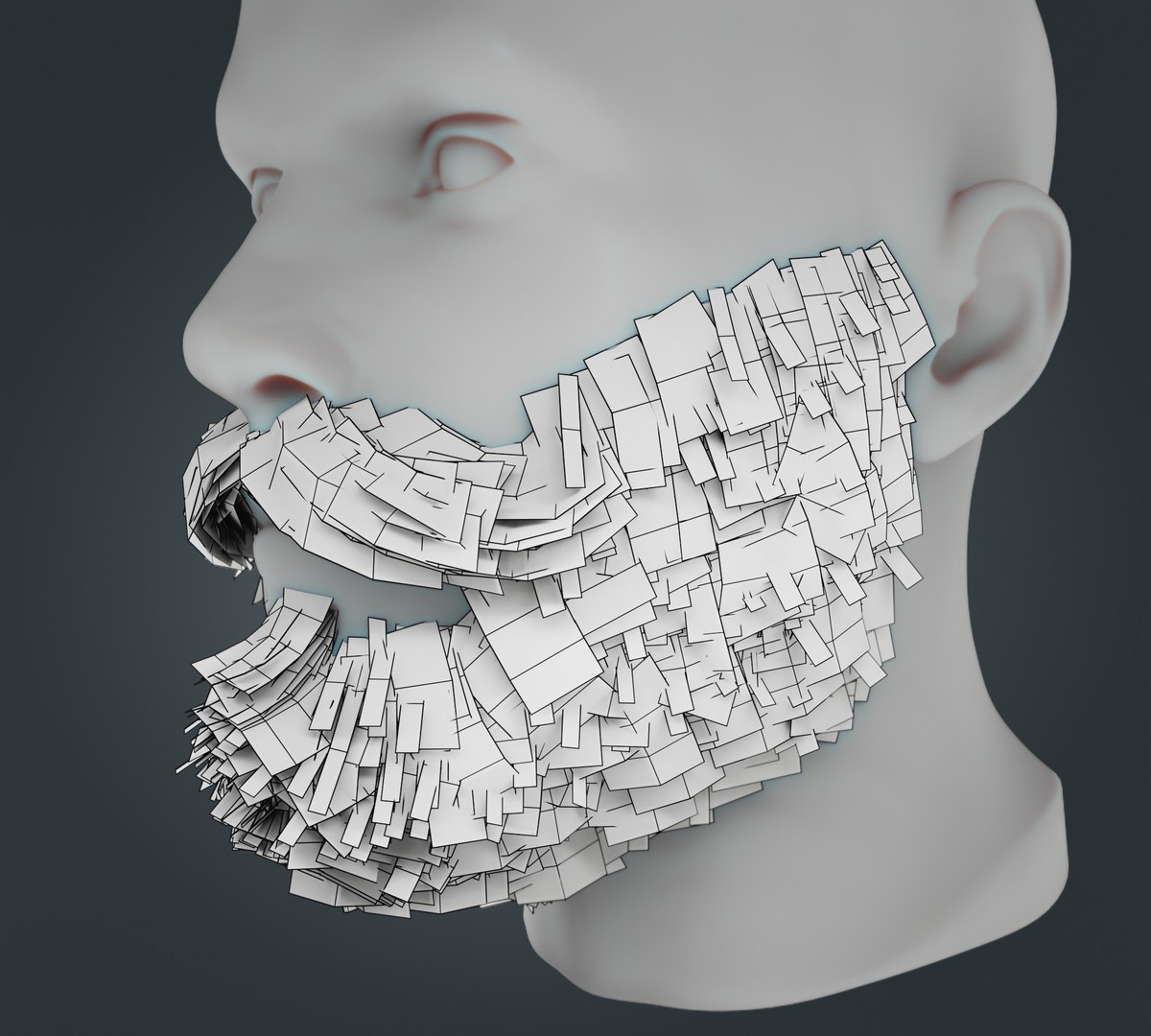 3D Beard RealTime 14 Version 1 - TurboSquid 1892376