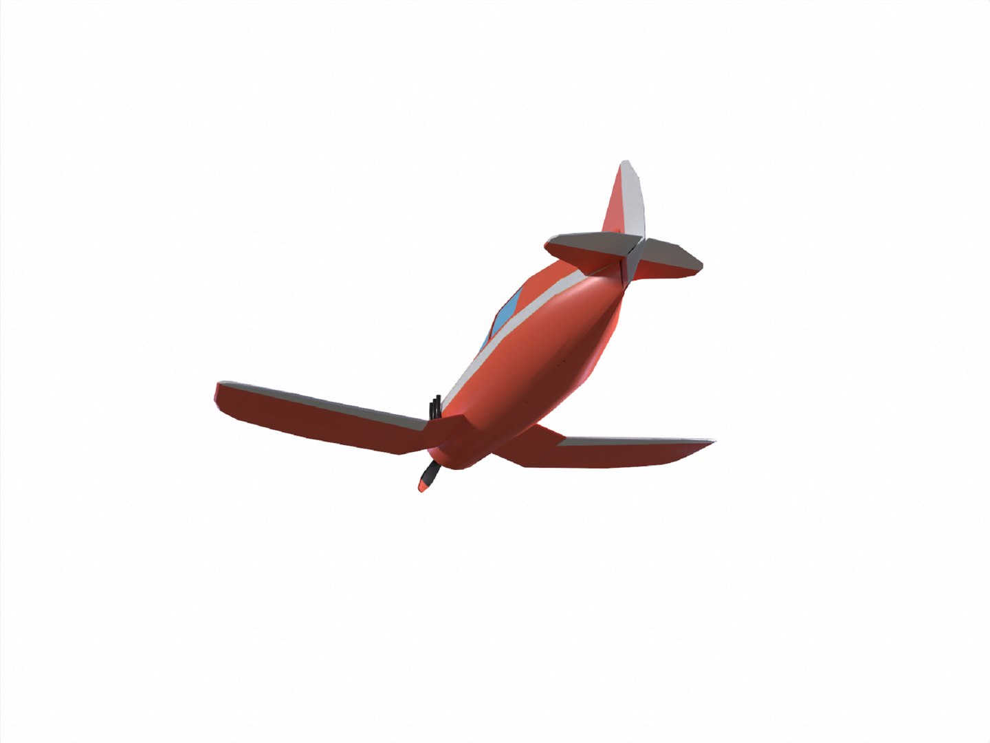 Stylized Plane 4 3D Model - TurboSquid 1807046