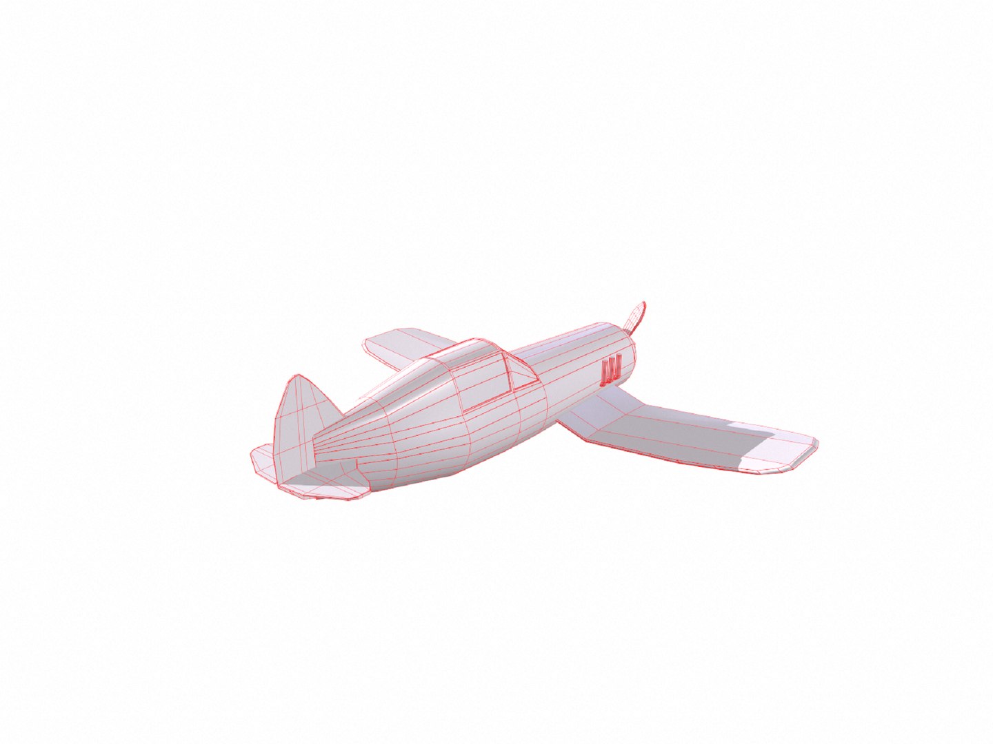 Stylized Plane 4 3D Model - TurboSquid 1807046
