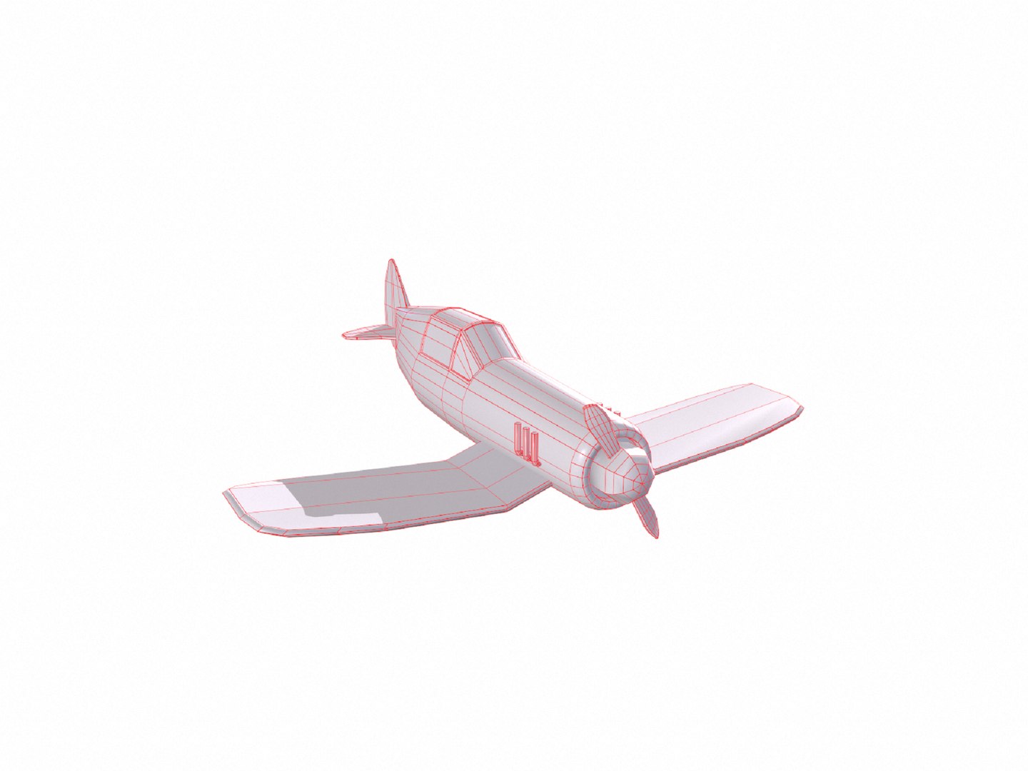 Stylized Plane 4 3D Model - TurboSquid 1807046