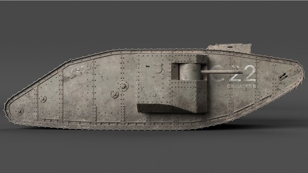 modelo 3d British Mark 1 Tank WW1 Modelo en 3D - TurboSquid 1398768