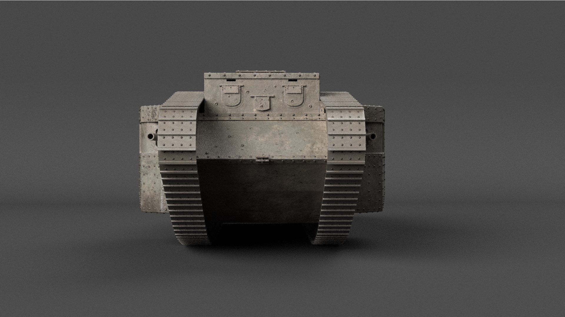 Mark 1 Tank Modeled 3D - TurboSquid 1398768