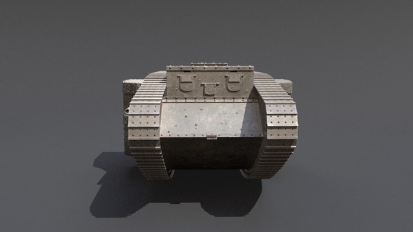 Mark 1 tank modeled 3D - TurboSquid 1398768