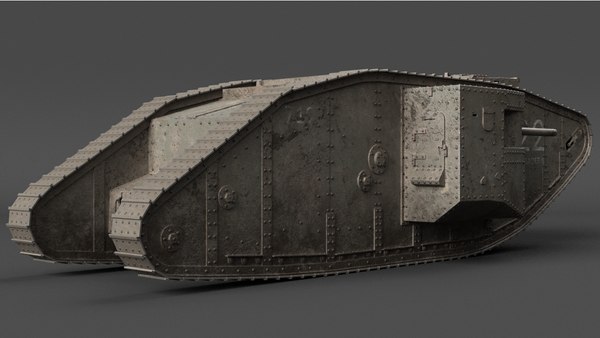 modelo 3d British Mark 1 Tank WW1 Modelo en 3D - TurboSquid 1398768