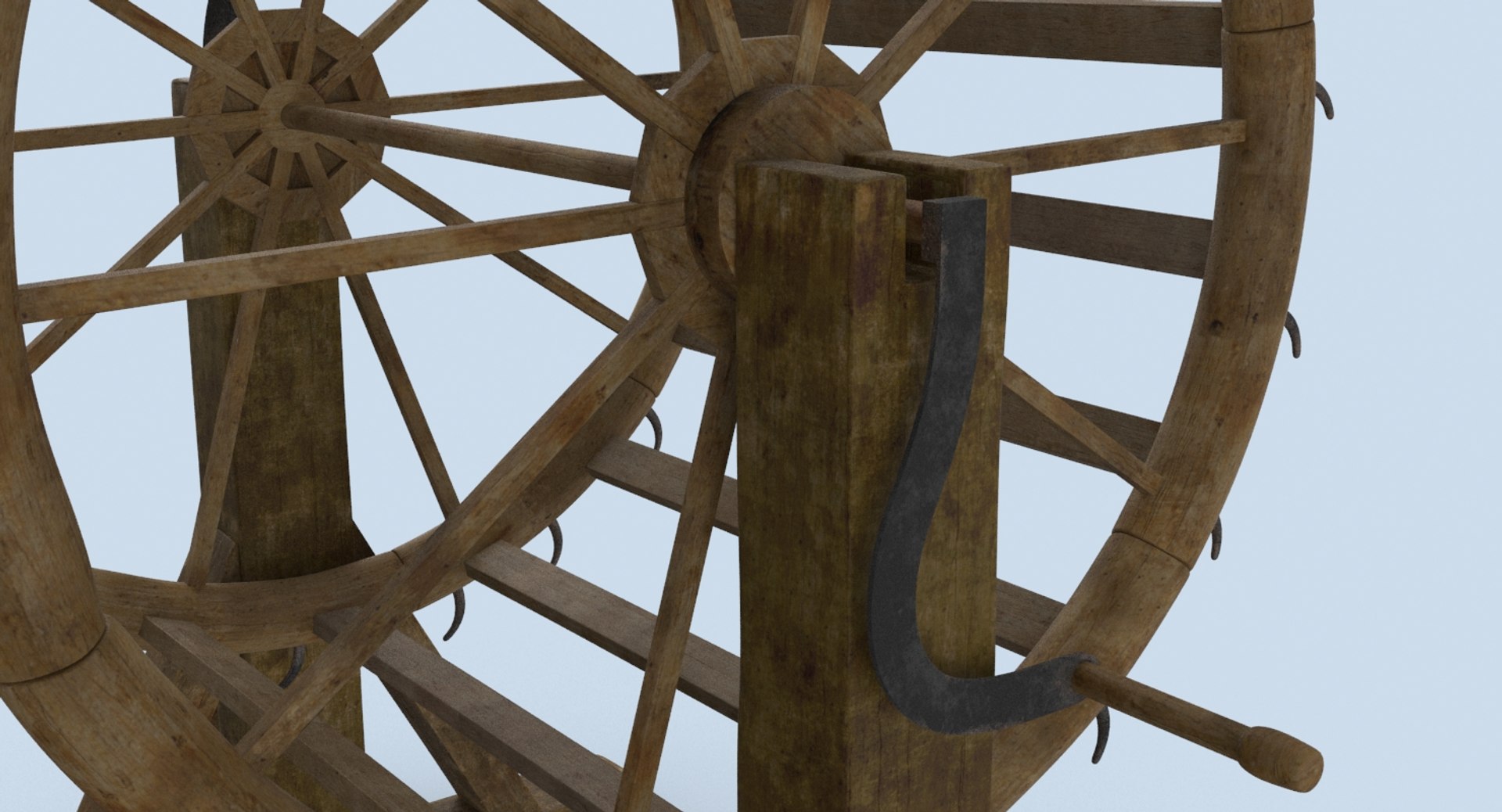 Breaking-wheel 3D Model - TurboSquid 1154459