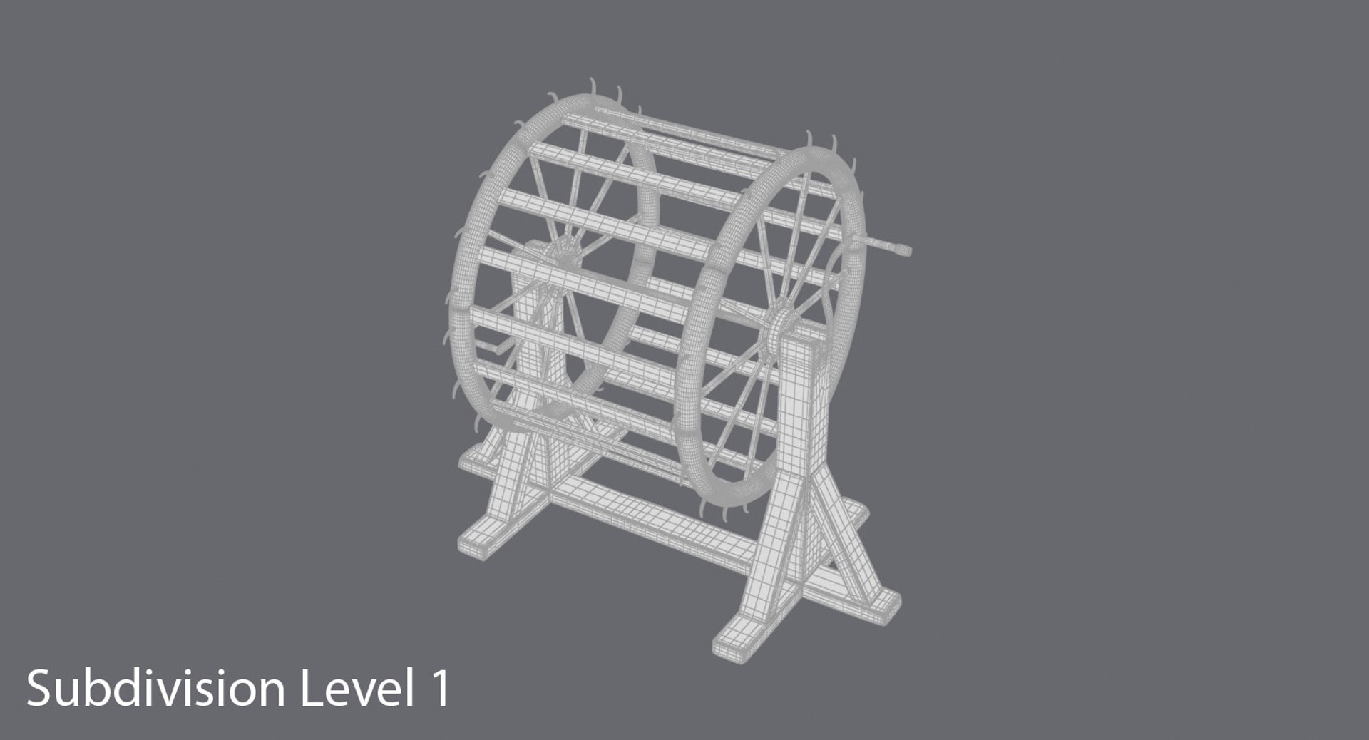 Breaking-wheel 3D Model - TurboSquid 1154459