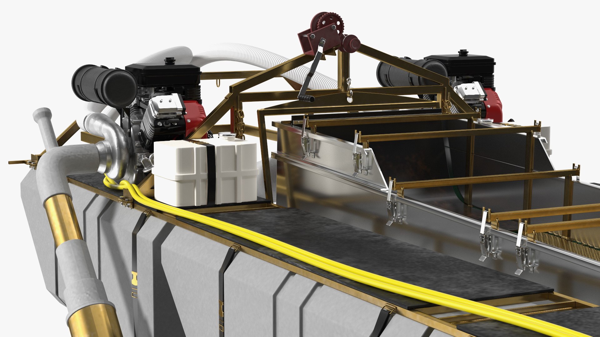 3D model Equipment For Large-Scale Gold and Diamond Mining - TurboSquid ...
