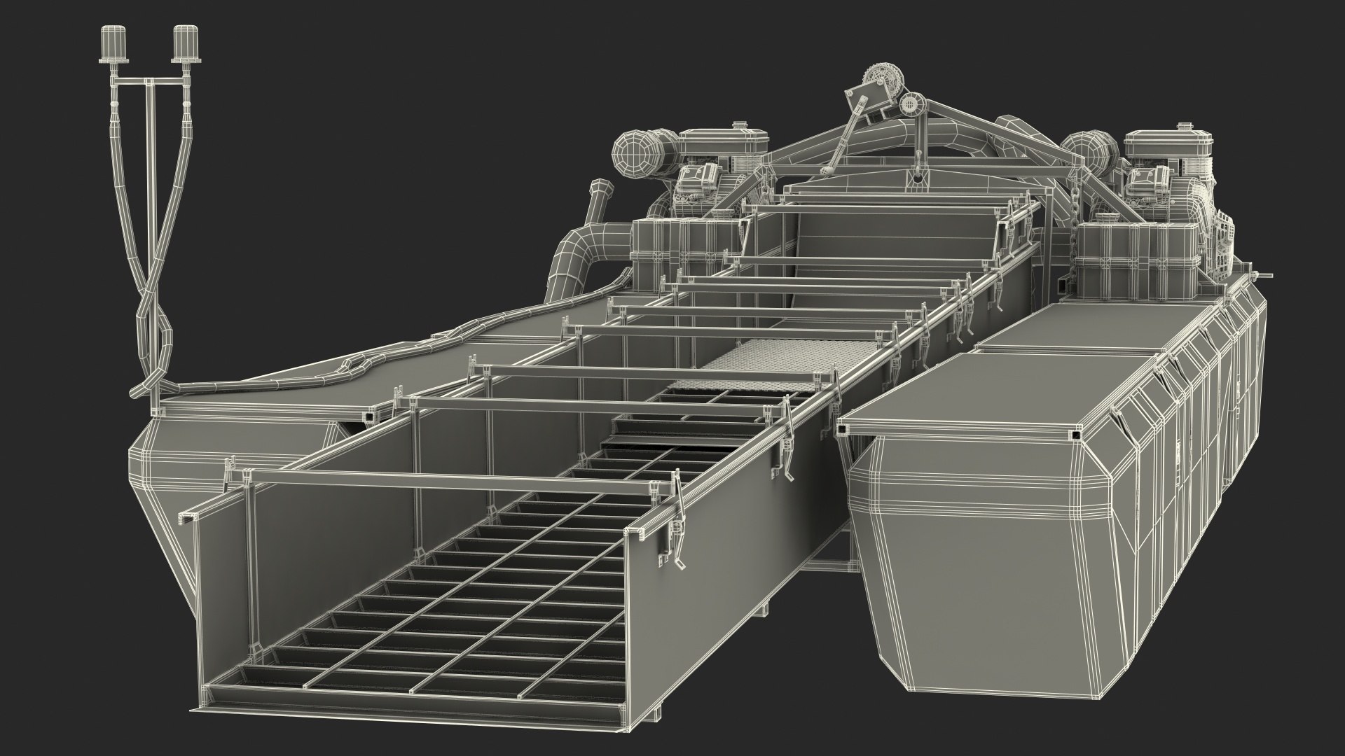 3D model Equipment For Large-Scale Gold and Diamond Mining - TurboSquid ...