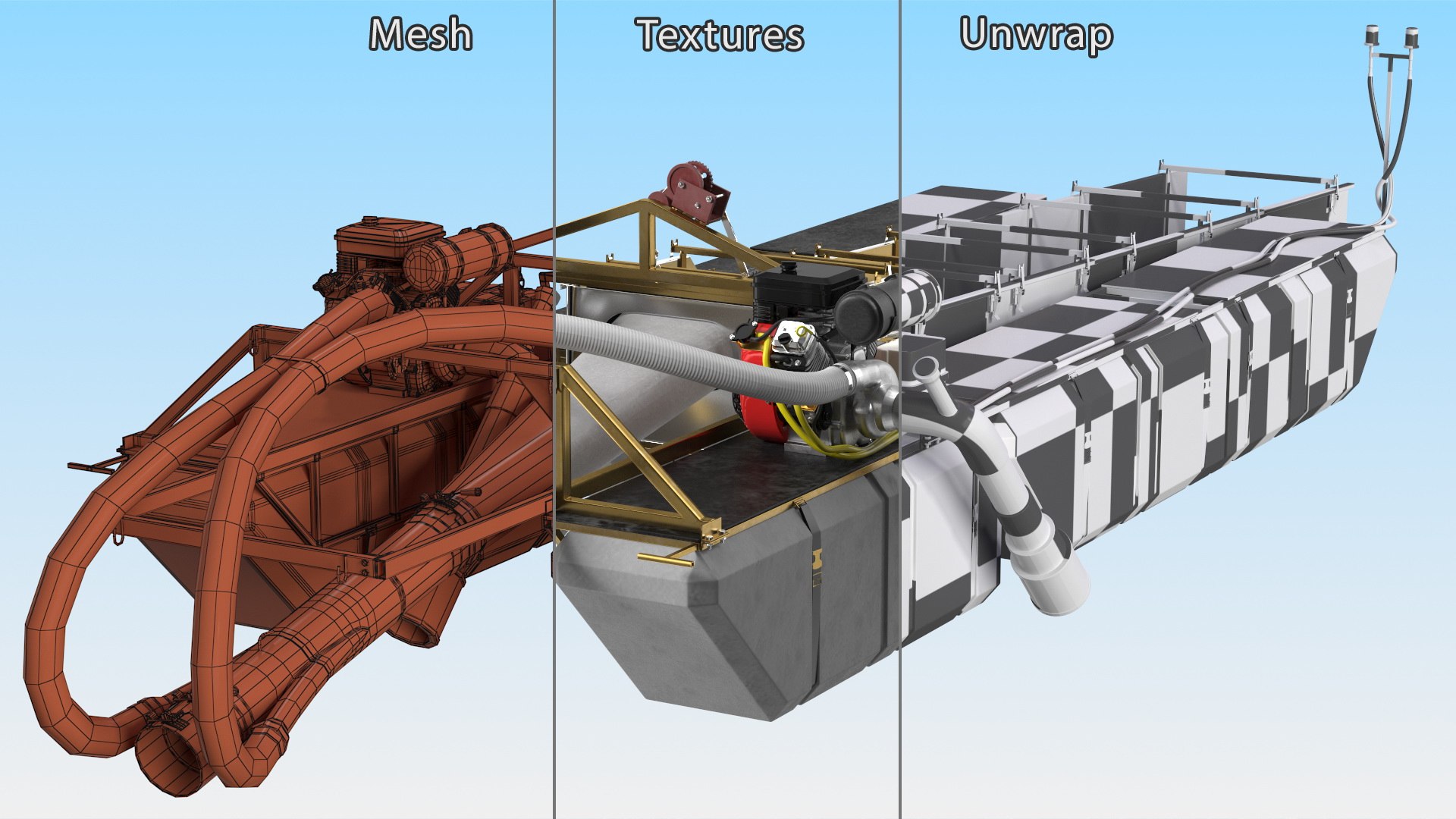 3D model Equipment For Large-Scale Gold and Diamond Mining - TurboSquid ...