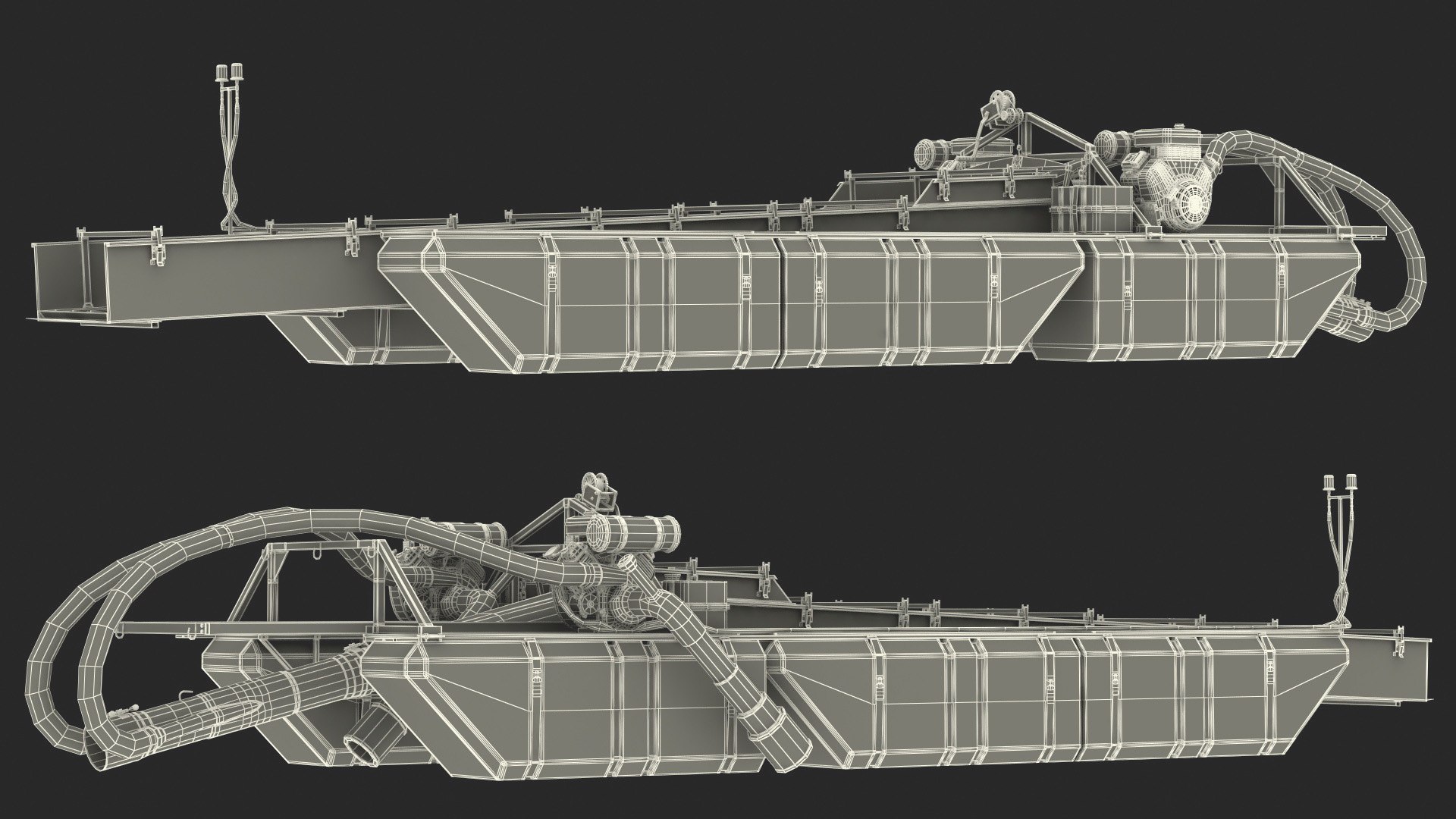 3D model Equipment For Large-Scale Gold and Diamond Mining - TurboSquid ...