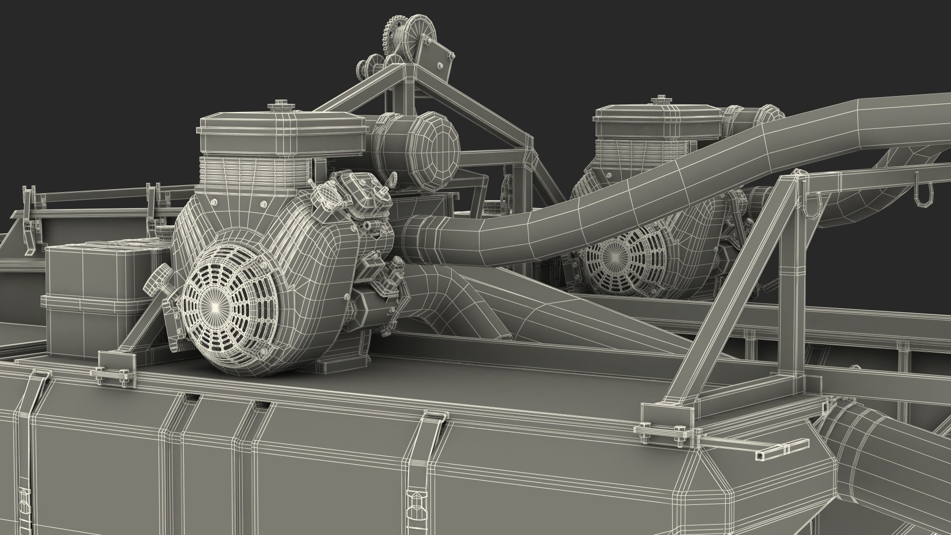 3D model Equipment For Large-Scale Gold and Diamond Mining - TurboSquid ...