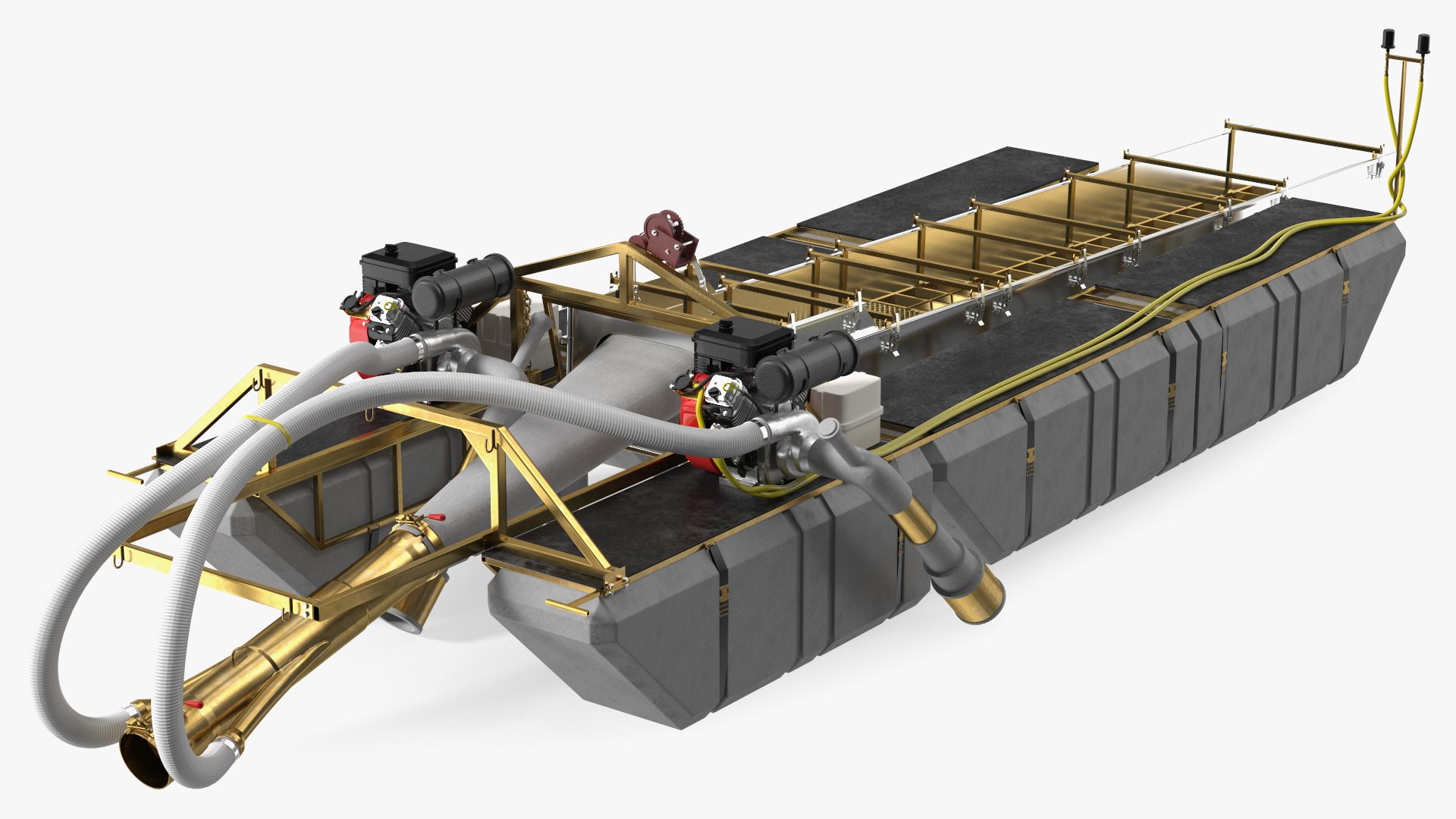 3D model Equipment For Large-Scale Gold and Diamond Mining - TurboSquid ...