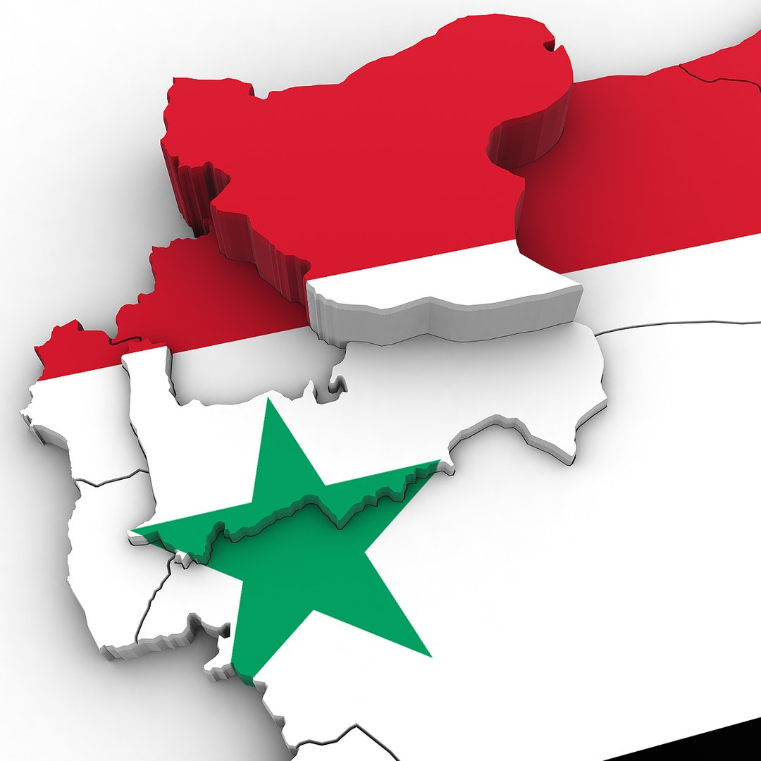 Syria Regions 3D Model - TurboSquid 1302012