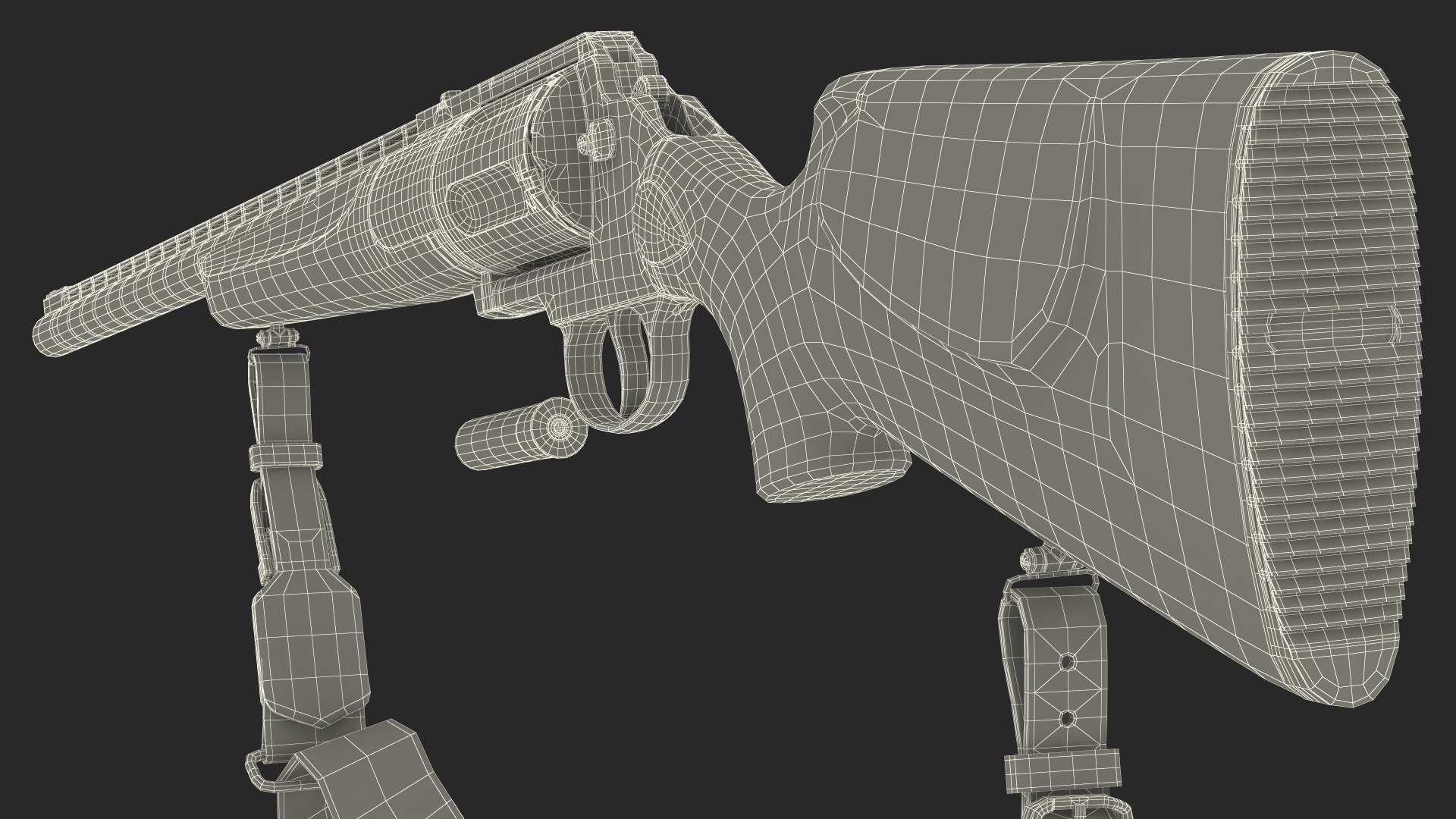 MTs-255 Revolver Shotgun Wood 3D Model - TurboSquid 2079664