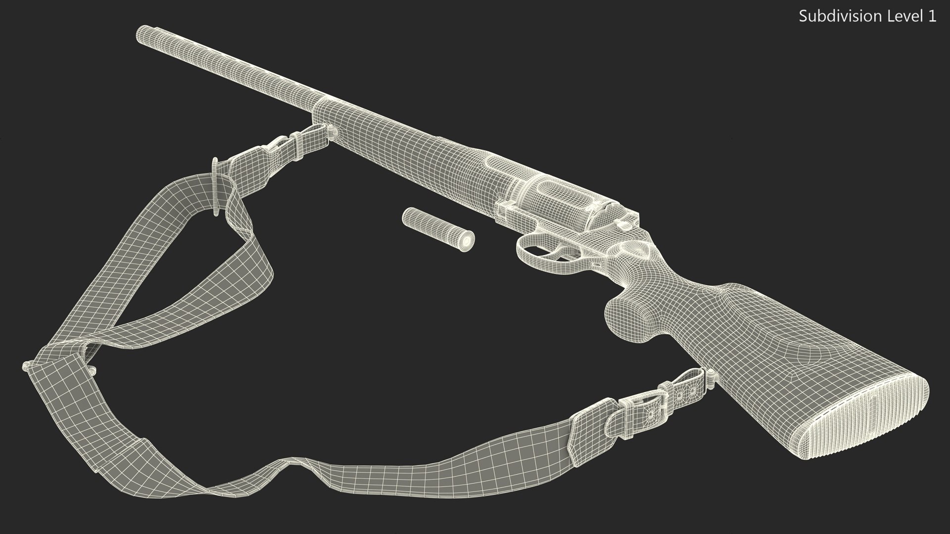 MTs-255 Revolver Shotgun Wood 3D Model - TurboSquid 2079664