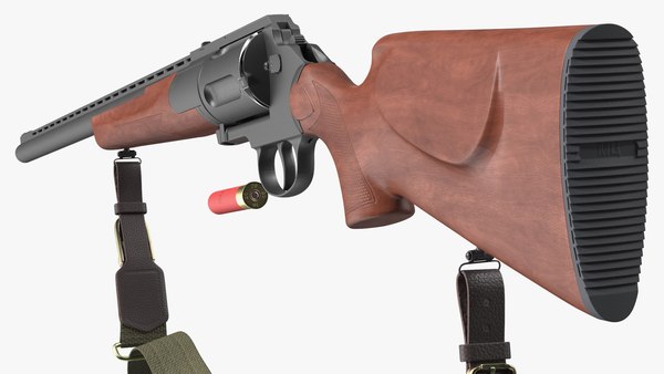 modelo 3d Escopeta Revólver MTs-255 Madera - TurboSquid 2079664