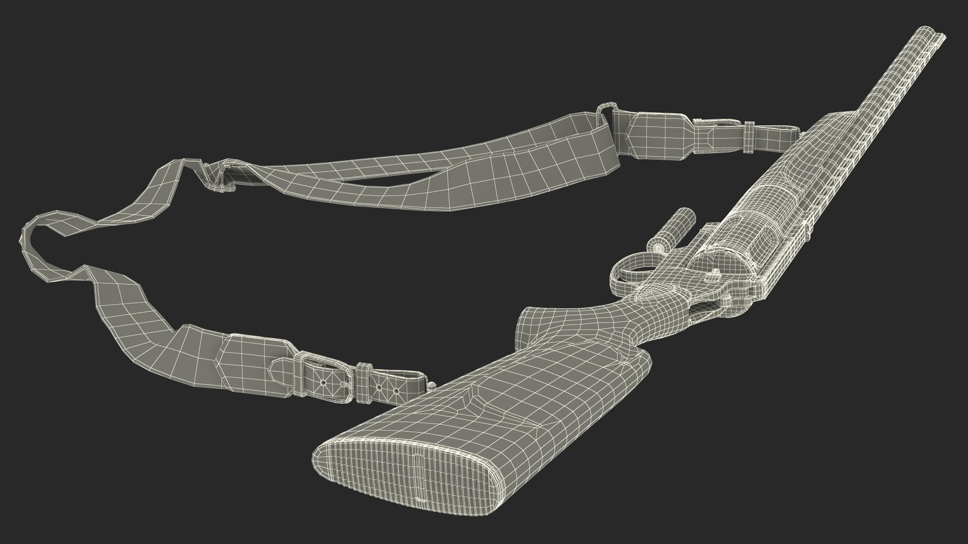 MTs-255 Revolver Shotgun Wood 3D Model - TurboSquid 2079664