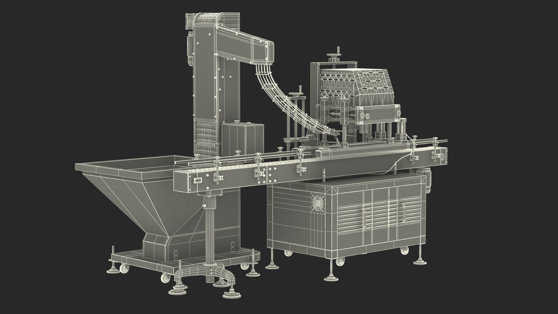 Capping Machine 3D Model - TurboSquid 2256404