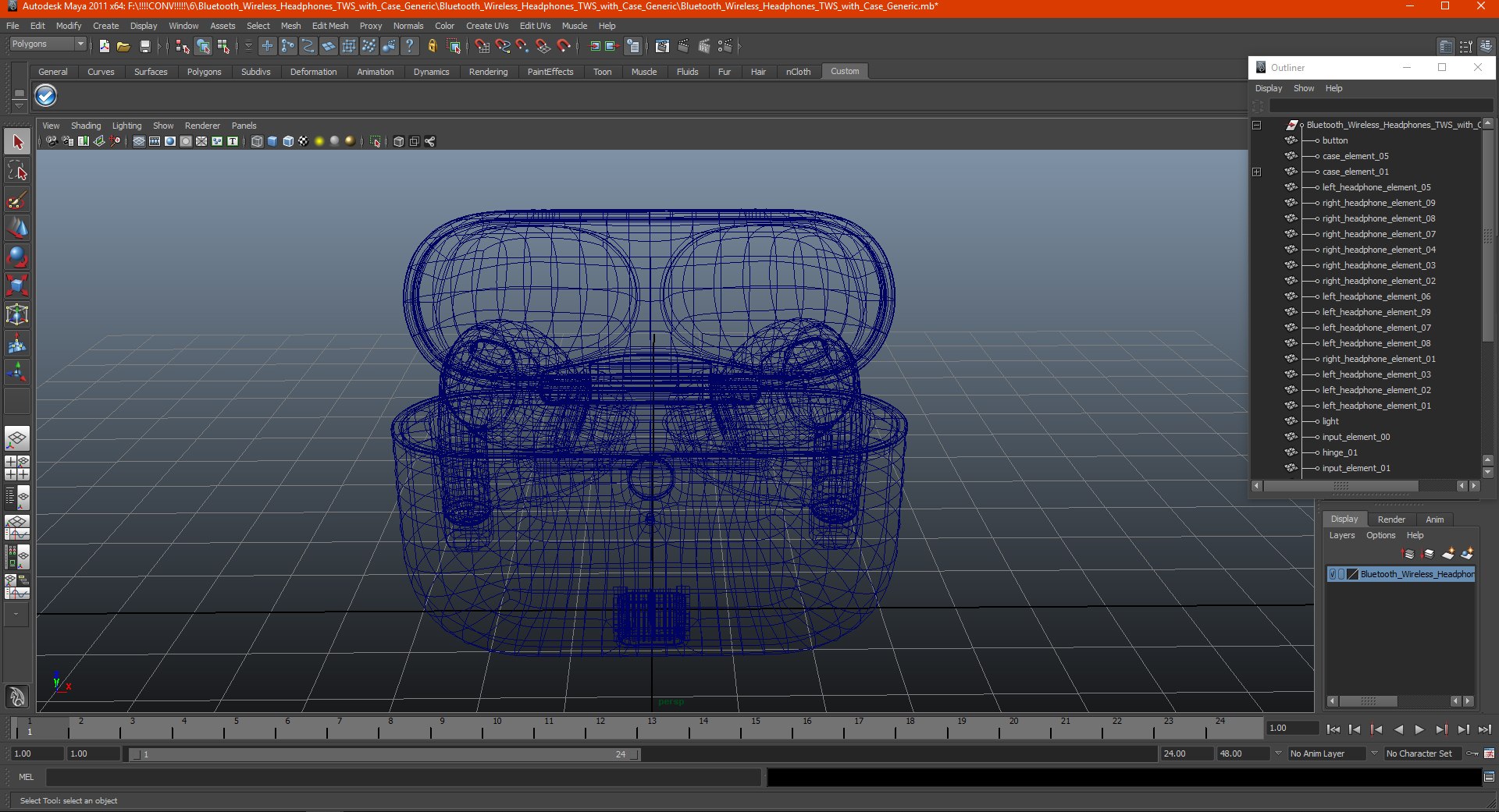 Bluetooth wireless headphones tws 3D - TurboSquid 1493253